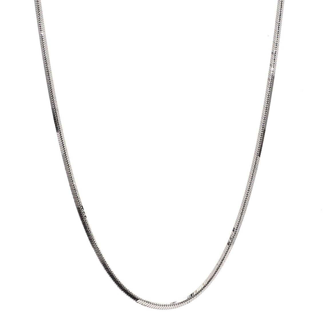 1.5mm Square Snake Men’s Dazzling Shiny Japanese Platinum Chain JL PT ...