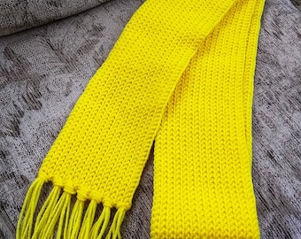 Lemon Yellow Scarf | Etsy