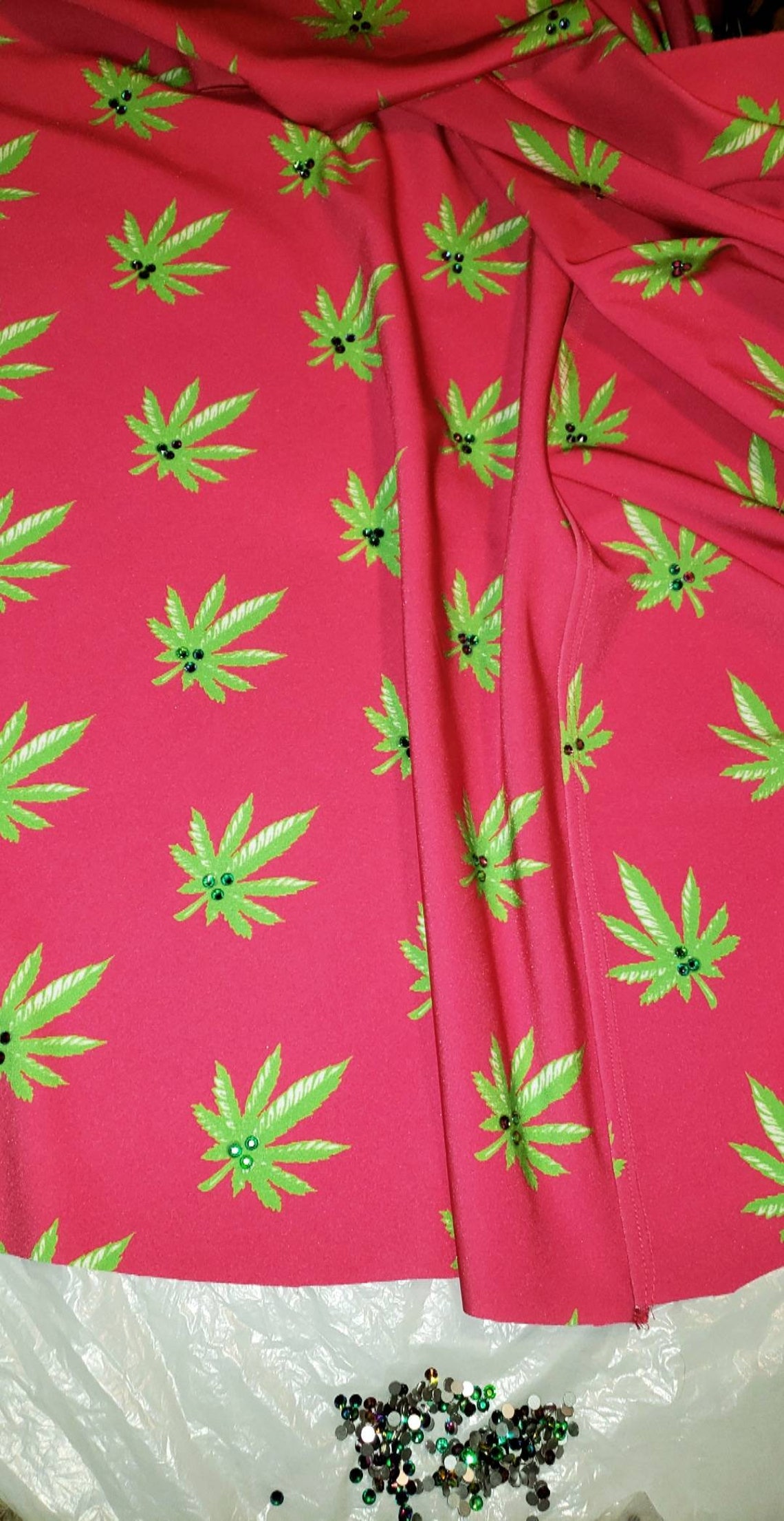 Cannabis Couture Weed Clothing High Fashion Dress Unique | Etsy