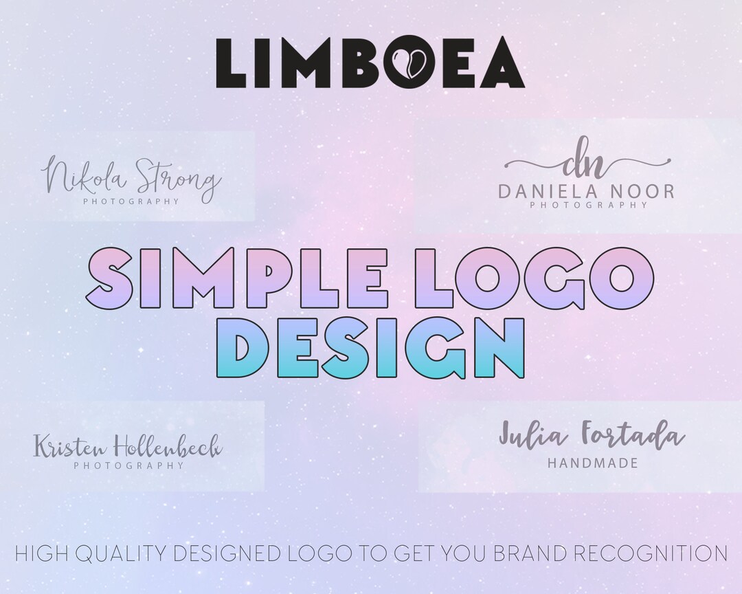 Simple Text Logo Design: Custom Creative Branding - Etsy