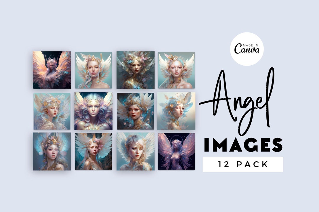 Creative Angels - Ethereal Spiritual Art Prints | 12 Unique High-res ...