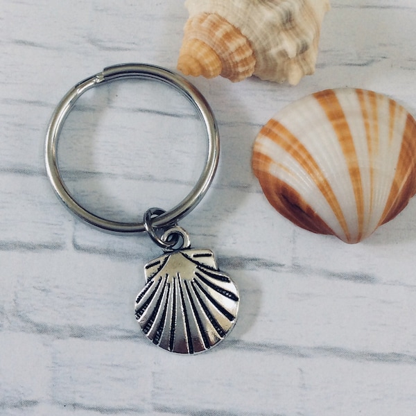 Sea Shell Keychain - Etsy