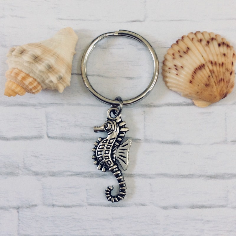 Seahorse Keychain - Etsy