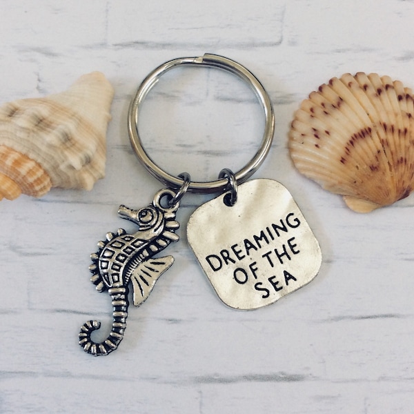 Seahorse Keychain - Etsy