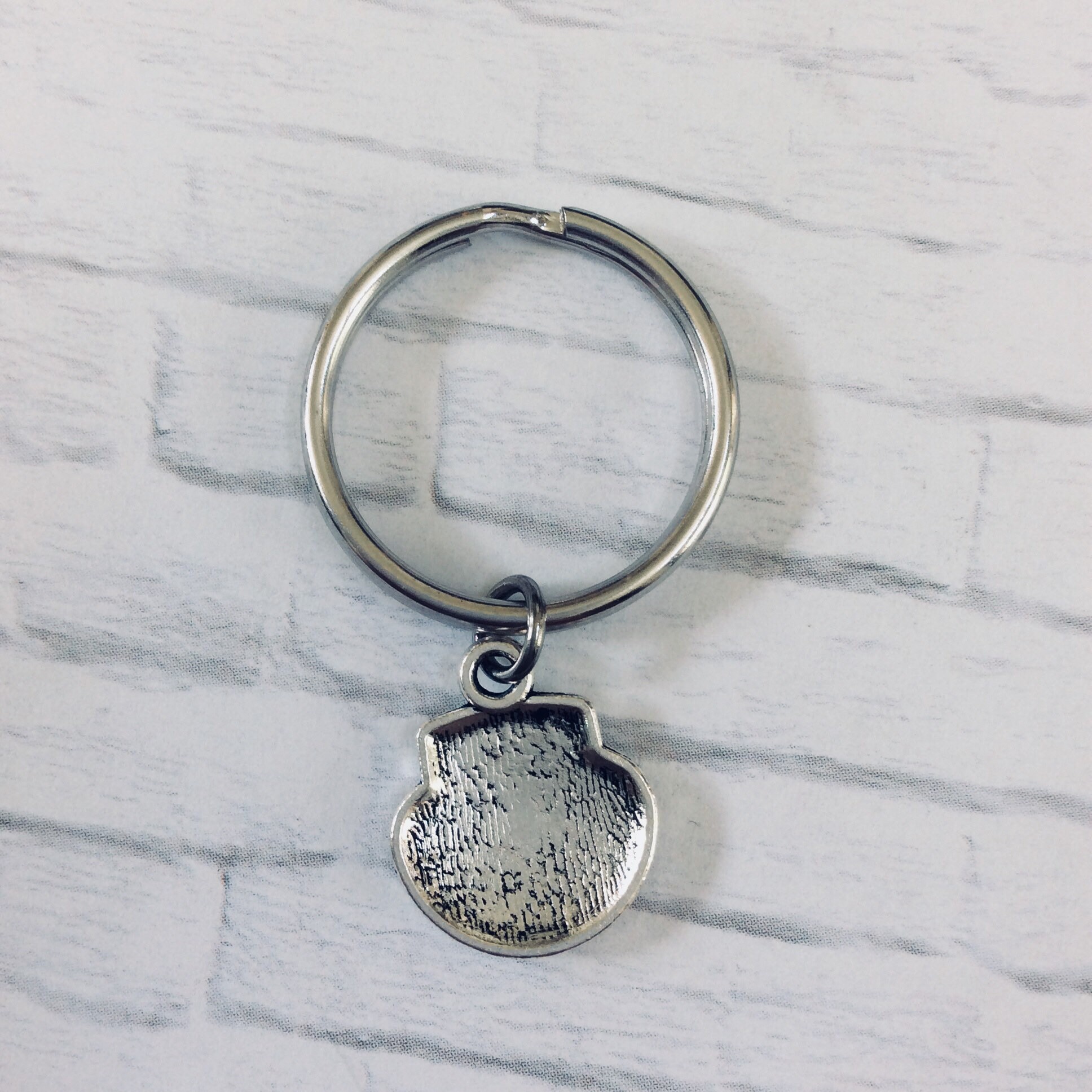 SEASHELL KEYCHAIN, Seashell Keychain, Beach Charm Key Ring, Nautical ...