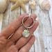 SEASHELL KEYCHAIN, Seashell Keychain, Beach Charm Key Ring, Nautical ...