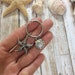 BEACH KEYCHAIN, Beach Charm Key Ring, Starfish Keychain, Seashell ...