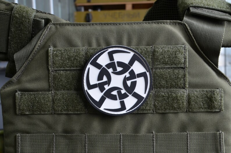 Vikings Slavic Kolovrat Russian PVC Tactical morale patch | Etsy