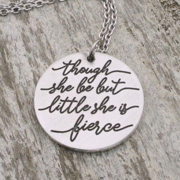 Quote Necklace - Etsy