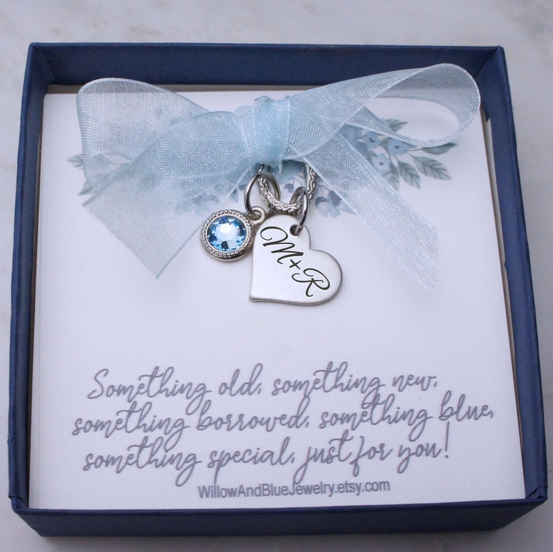Something Blue Bouquet Charm Bride Gift From Mom Something - Etsy