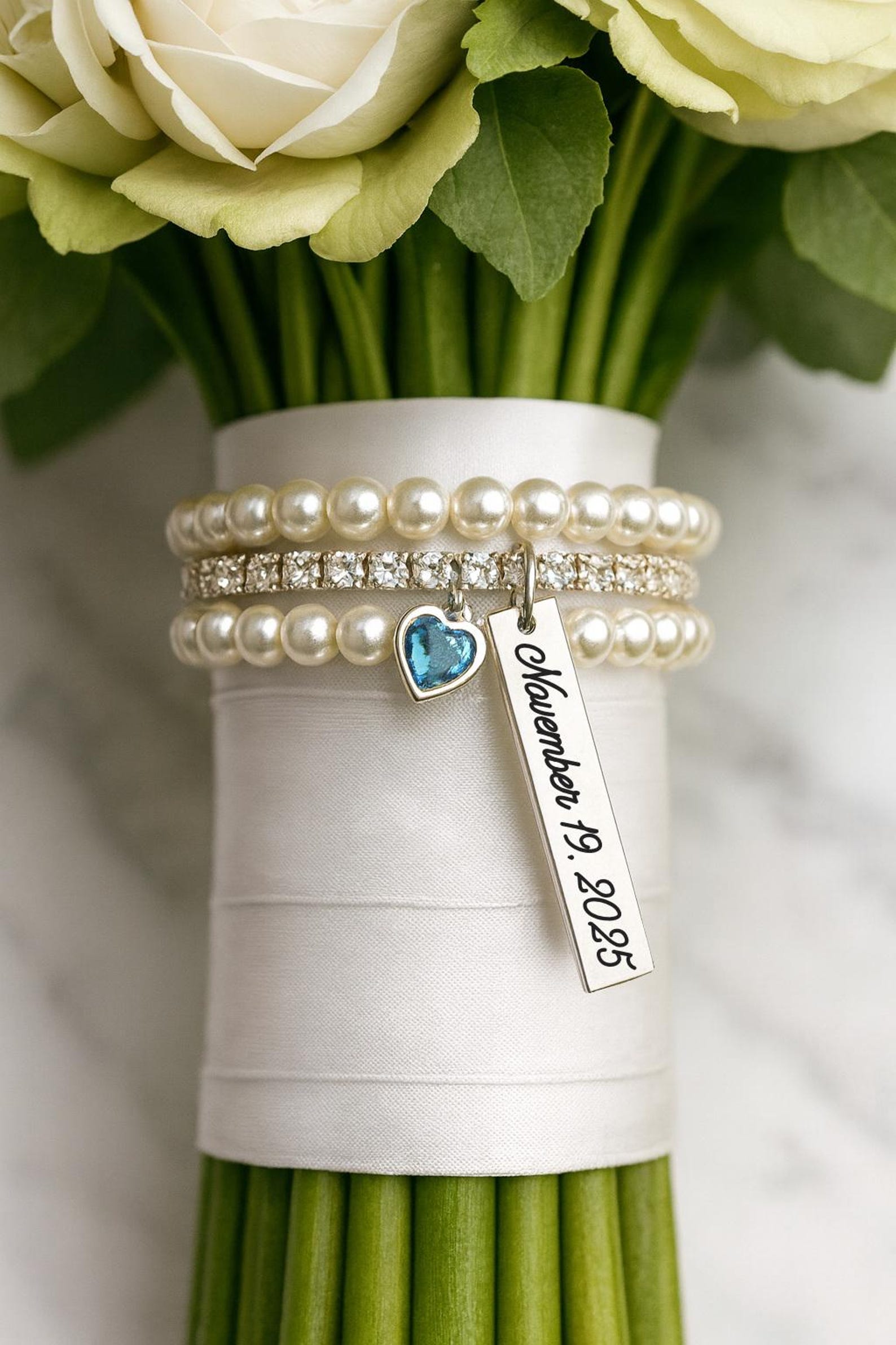 Something Blue Wedding.engraved Bride Gift From Mom Friend, Something ...
