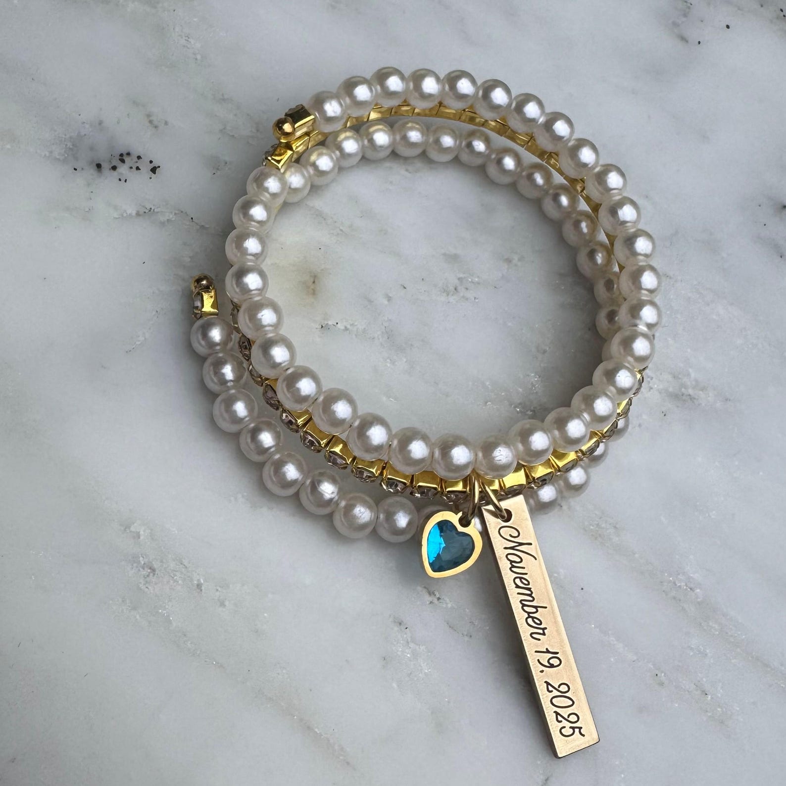 Something Blue Wedding.engraved Bride Gift From Mom Friend, Something ...