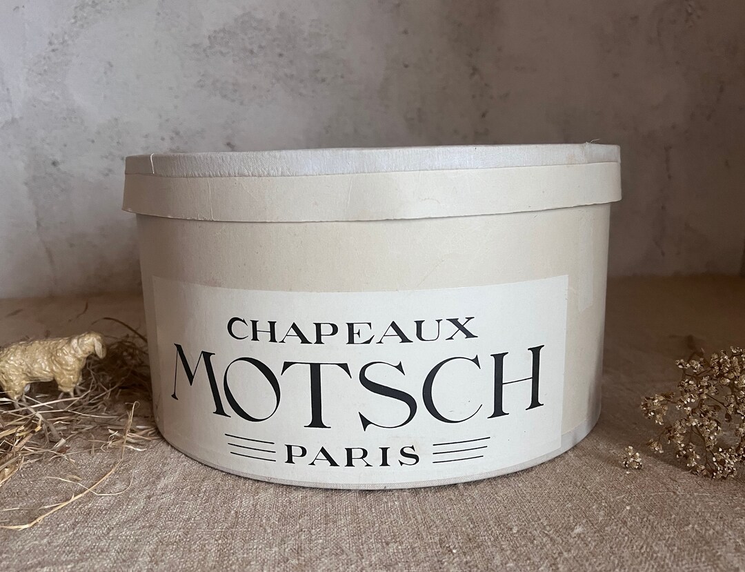 Antique French HAT Box. MOTSCH PARIS. France. - Etsy