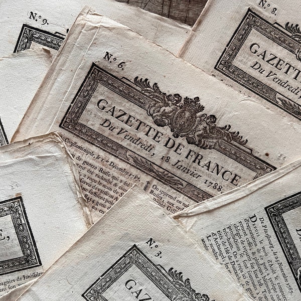 French Newspaper - Etsy