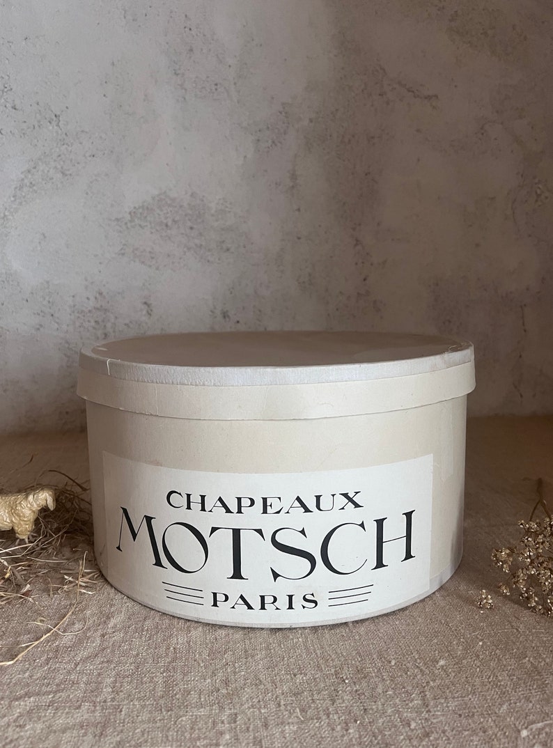 Antique French HAT Box. MOTSCH PARIS. France. - Etsy