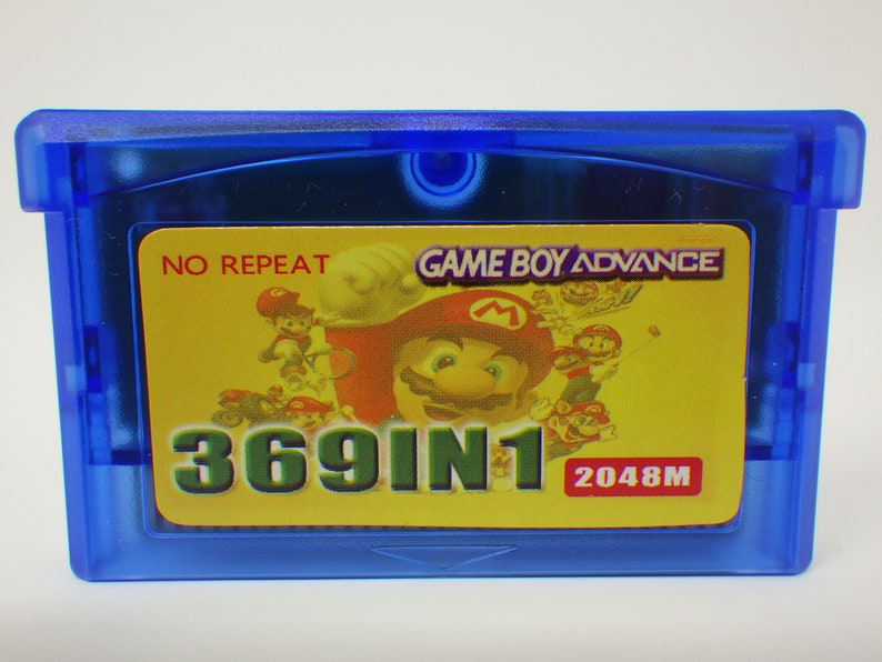 369 in 1 Game Boy Advance GBA Multi Cart Tons of Classic Retro | Etsy