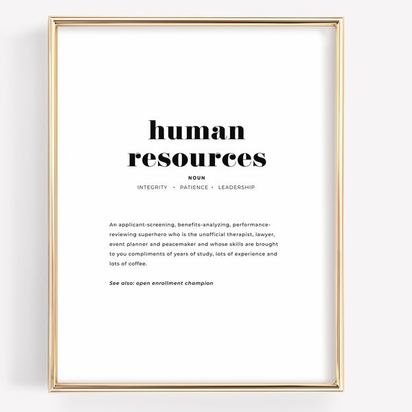 Human Resources Office Decor - Etsy