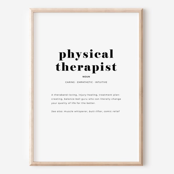 Pediatric Physical Therapy Poster - Etsy