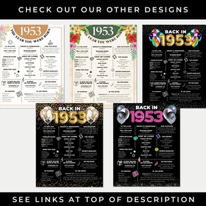 Back in 1983 PRINTABLE 41st Birthday Sign, 1983 Birthday Trivia Print ...