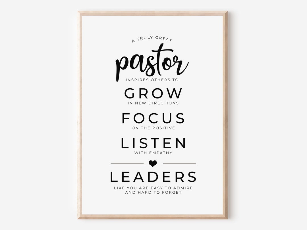 Pastor Appreciation Gift A Truly Great Pastor Reverend - Etsy