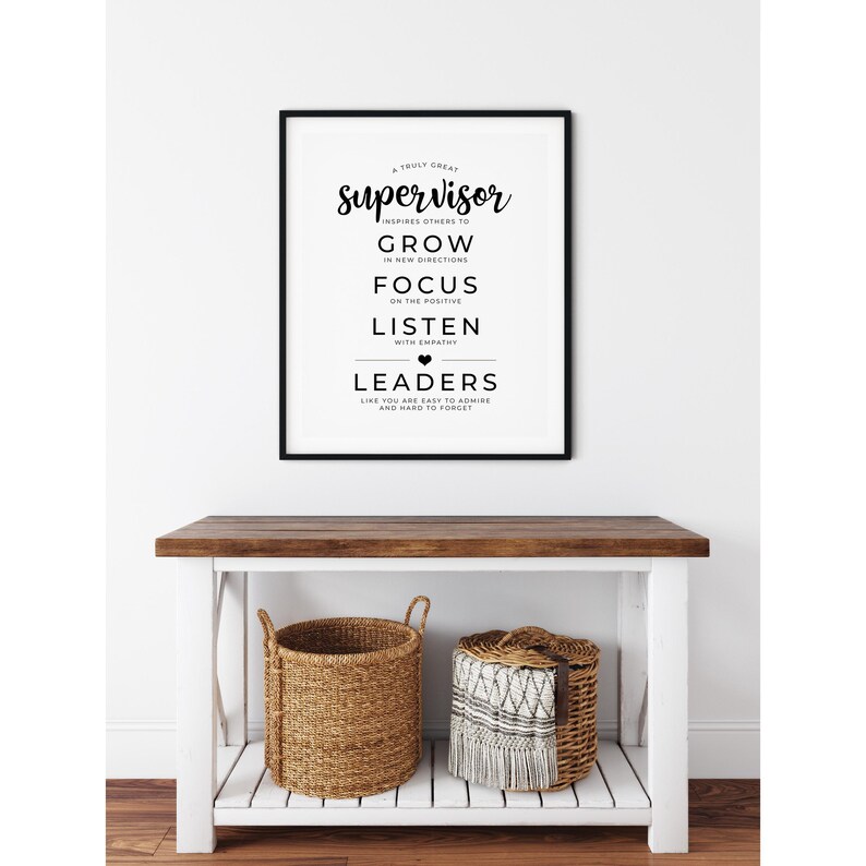 Best Supervisor Gift, Supervisor Appreciation Quotes, Gift for Manager ...