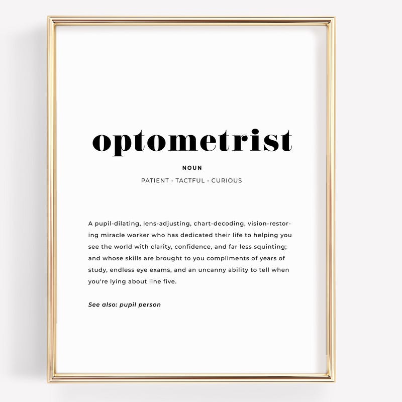 Optometry Wall Art - Etsy
