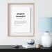 Project Manager Definition Poster, Program Manager Sign, Home Office ...