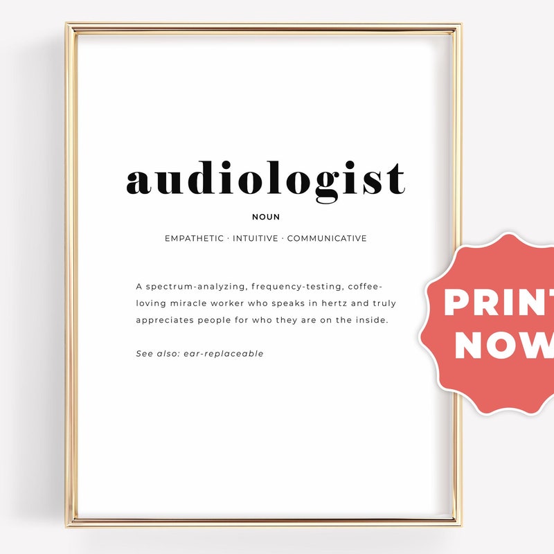 Audiologist - Etsy