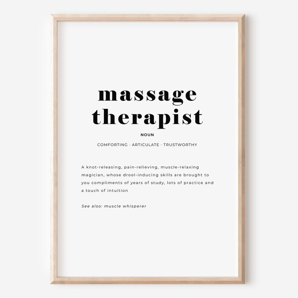 Massage Wall Art - Etsy