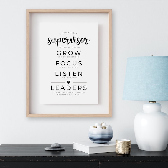 Great Supervisor Quotes