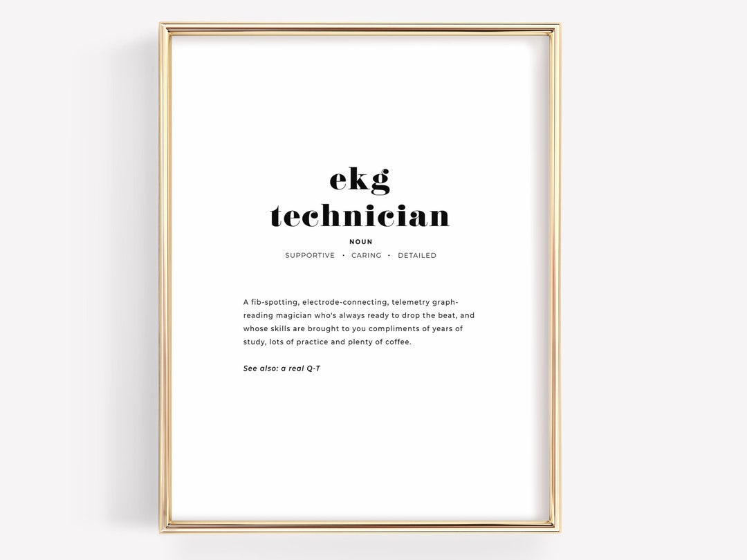 EKG Technician Gift for Cardiac Residency Match Day, Heart Whisperer ...
