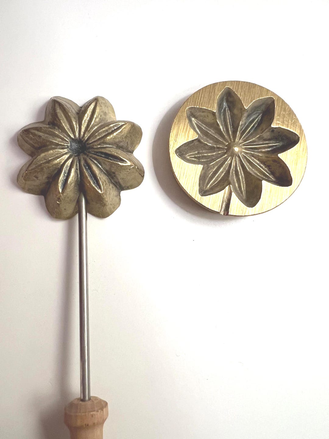Millinery Flower Making Tool Brass Petal Mould Silk Fabric Flower ...