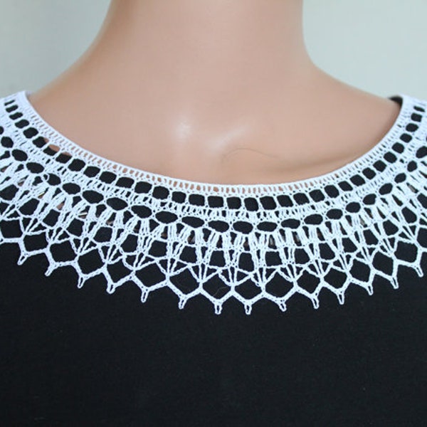 Crochet Collar - Etsy