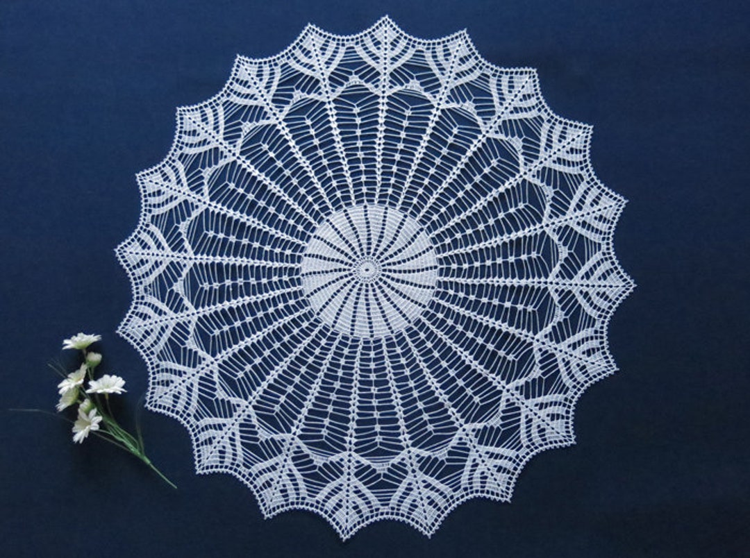 Large Crochet Doily, Lace Crochet Doily, Crochet Doily, Doily, Big ...
