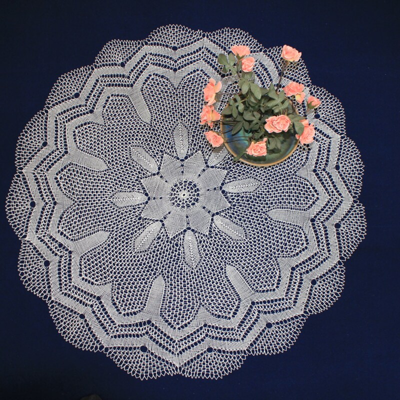 Knitted Doily - Etsy