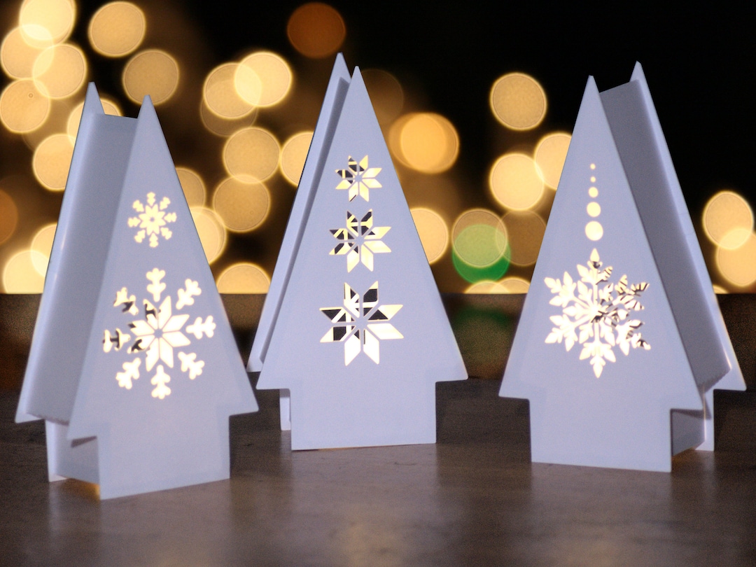 Scandinavian Snowflake Lantern Bundle - SVG Cricut, Silhouette, PDF ...
