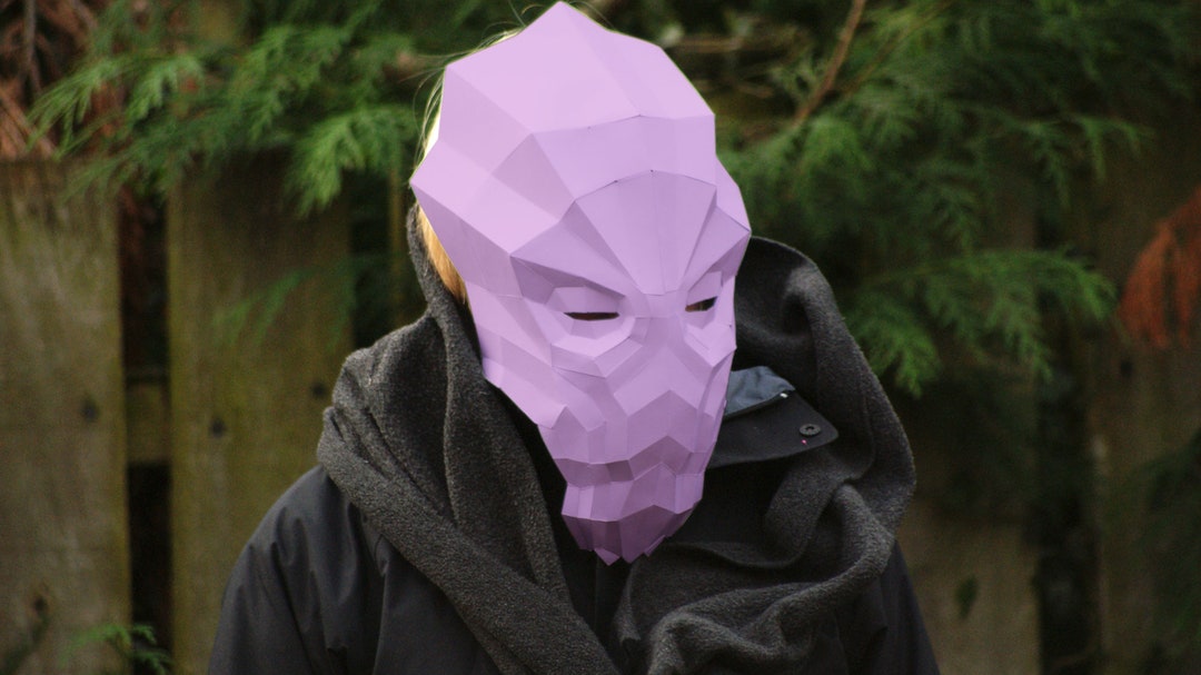 Dragonborn Dragon Priest Mask - Papercraft DIY - Download, Print and ...