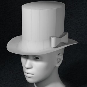 Top Hat Pattern - Papercraft DIY - Download, Print and Make Your Own - Etsy