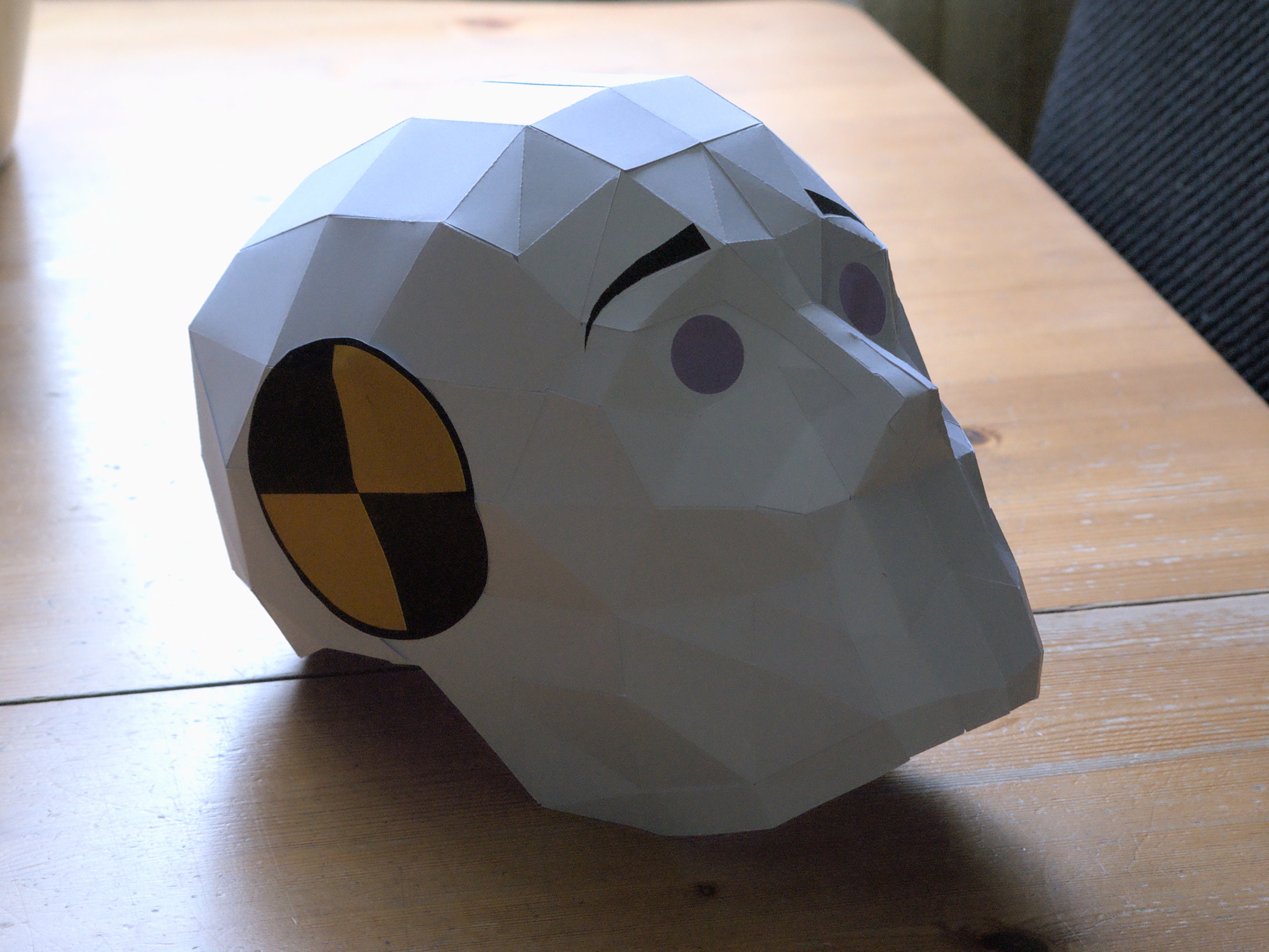 Crash Test Dummy Papercraft Mask Pattern - Papercraft DIY - Download ...