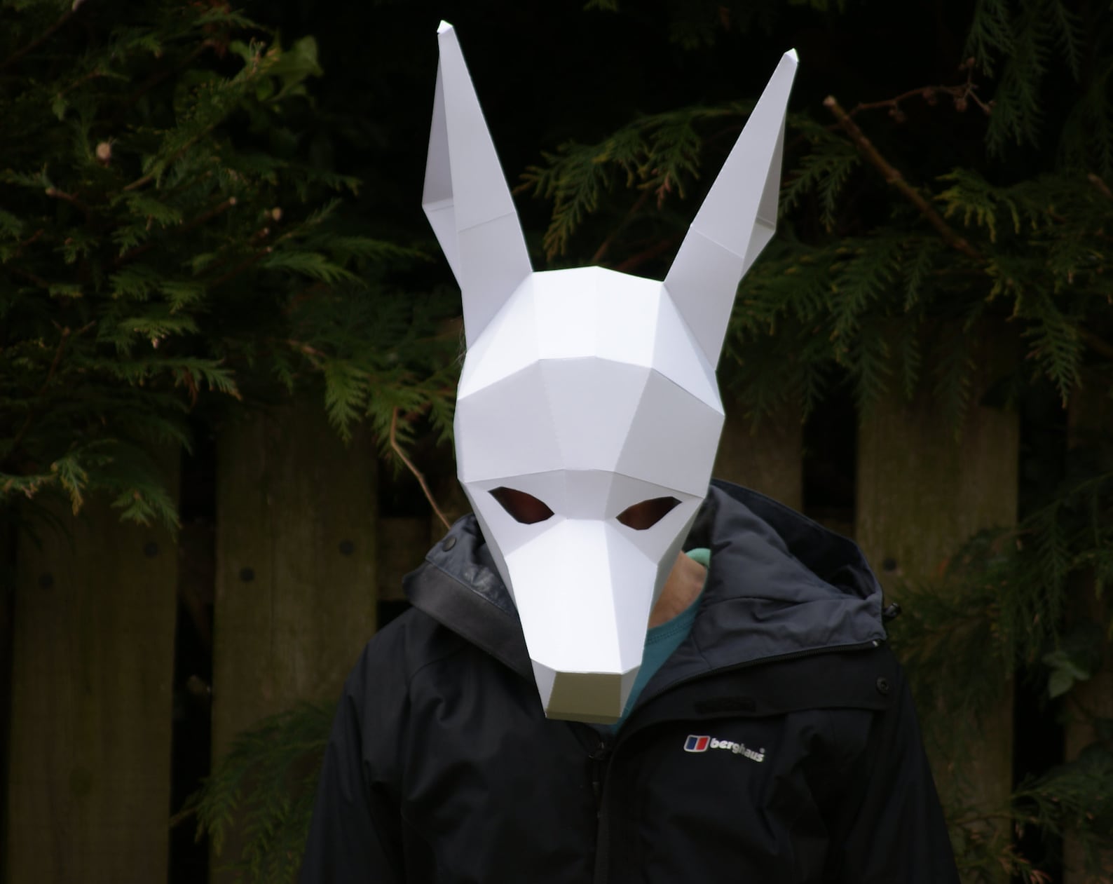 Anubis Mask / Jackal Mask Pattern Papercraft DIY Download - Etsy