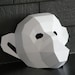 Chimp Monkey Face Mask Pattern Papercraft DIY Download, Print and Make ...