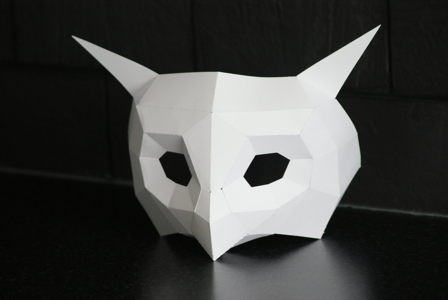 Owl Face Mask Pattern - Papercraft DIY - Download, Print and Make Your ...