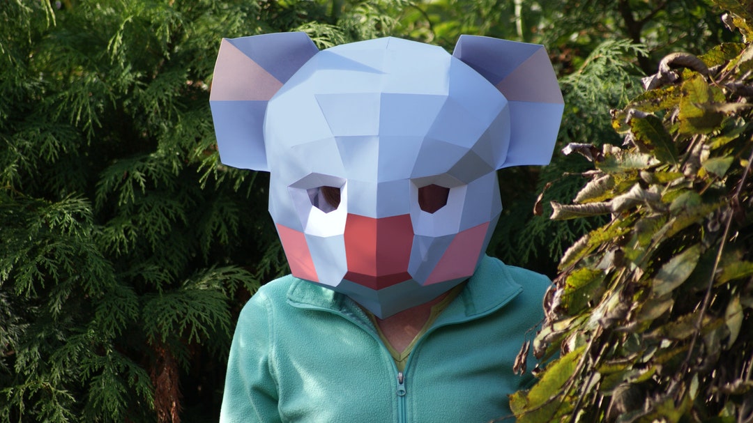 Koala Mask Pattern - Papercraft DIY - Download, Print and Make Your Own ...