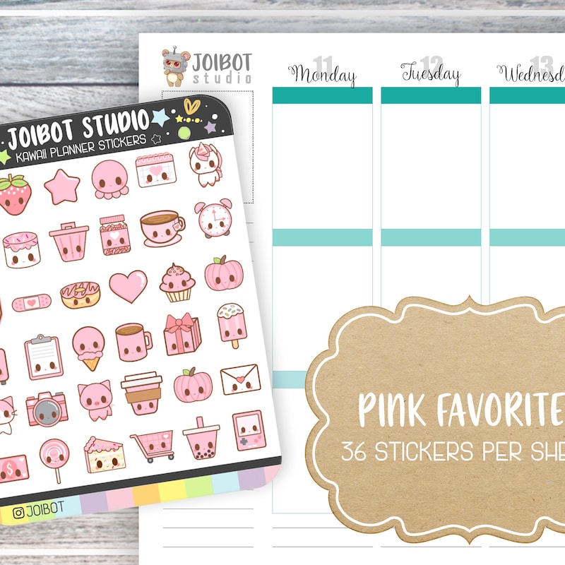 Kawaii Planner Stickers - Etsy