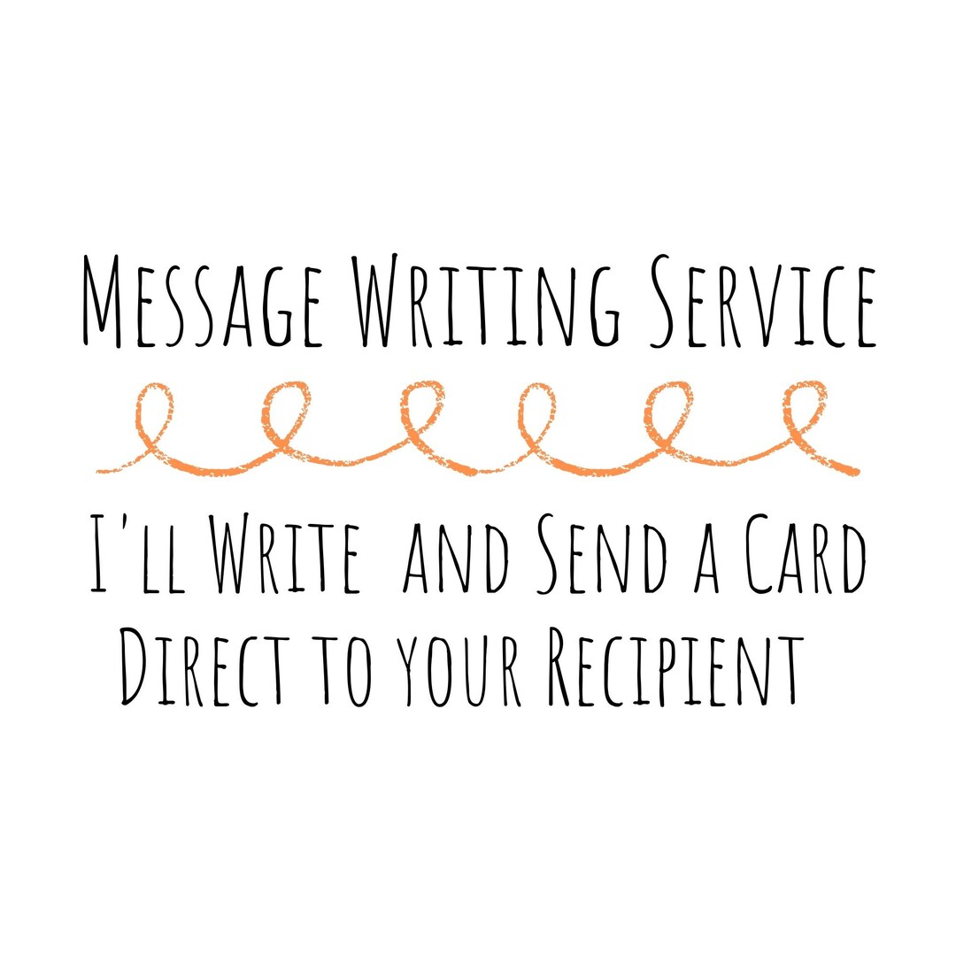 Direct to Recipient Card, Handwritten Card, Straight to Recipient, Send ...