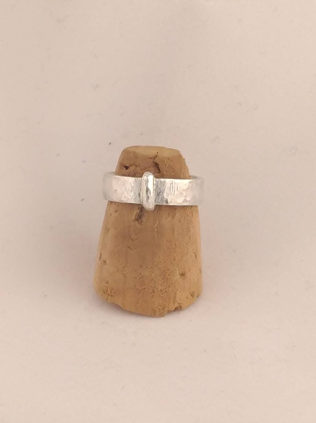 Sterling Silver Outlander Claire's Flat Wedding Ring Hammered - Etsy