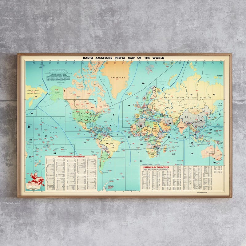 Radio Station World - Etsy