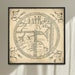 Turin Beatus Mappa Mundi Ancient World Map Print Square Wall - Etsy