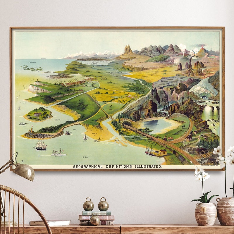 Geography Poster - Etsy UK