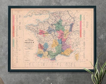 Hydrographic Map - Etsy